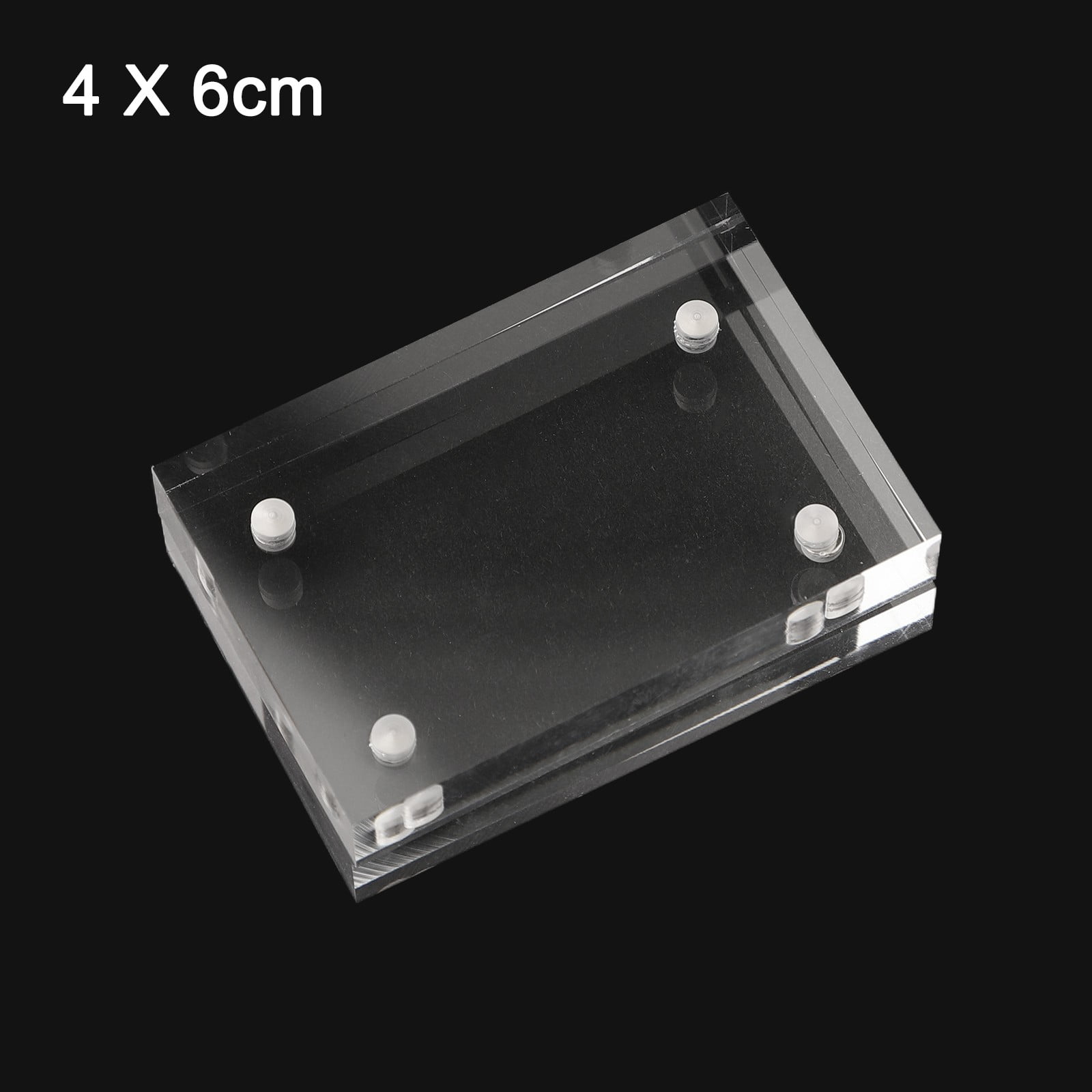 Goodhd Transparent Acrylic Photo Frame Magnetic Poster Display Stand ...