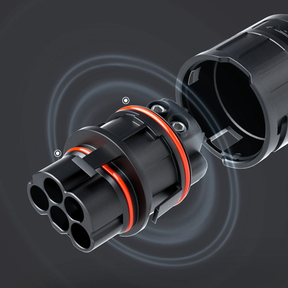 Goodhd Waterproof Cable Connector 3/5 Pin Aviation Male Female Wire ...