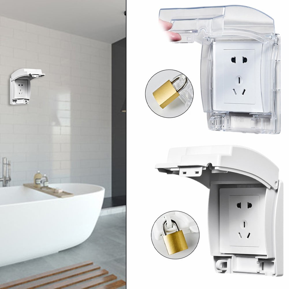 Goodhd Waterproof Electrical Outlet Box With Lock: Safe & Stylish For ...