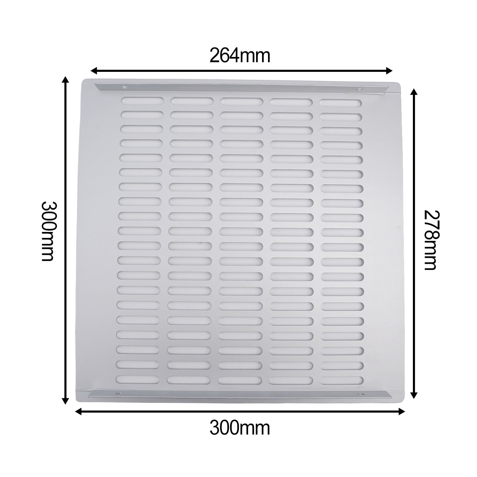 Goodhd Wide Aluminum Alloy Air Vent Perforated Sheet Web Plate ...