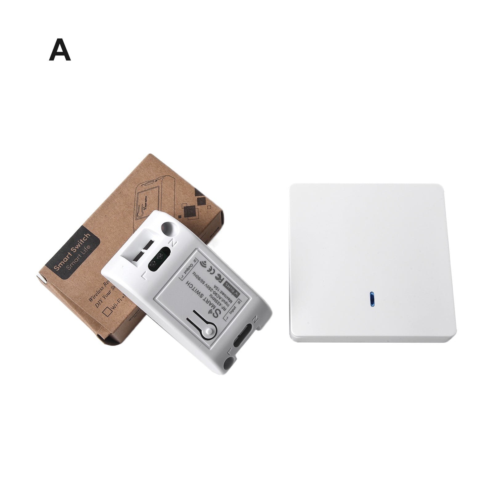 Goodhd Wireless Wall Light On Off Switch Push Button Home Remote ...