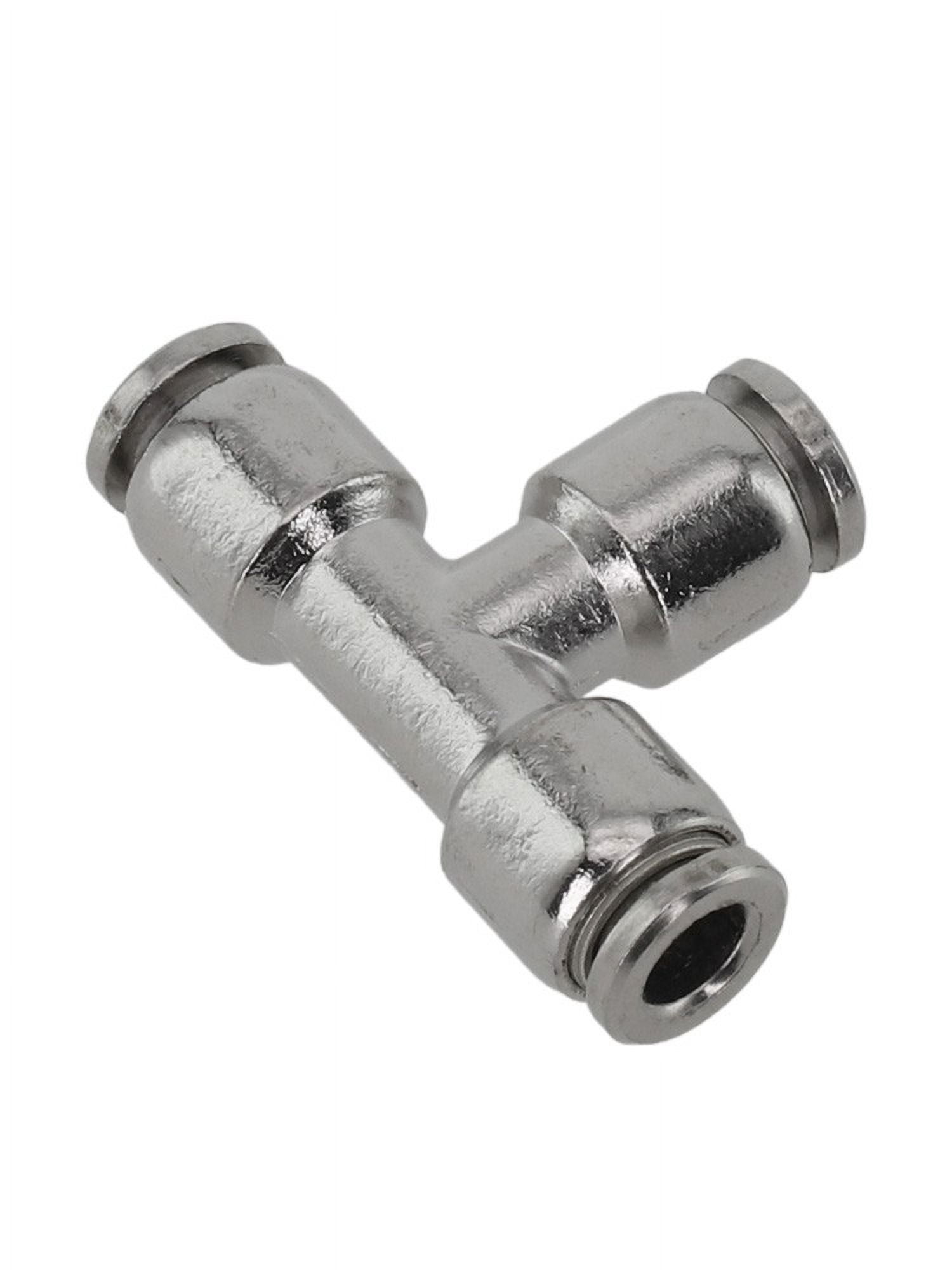Goodhd Zinc Alloy Pneumatic Quick Connector Pe Tee T-Type Compressed ...