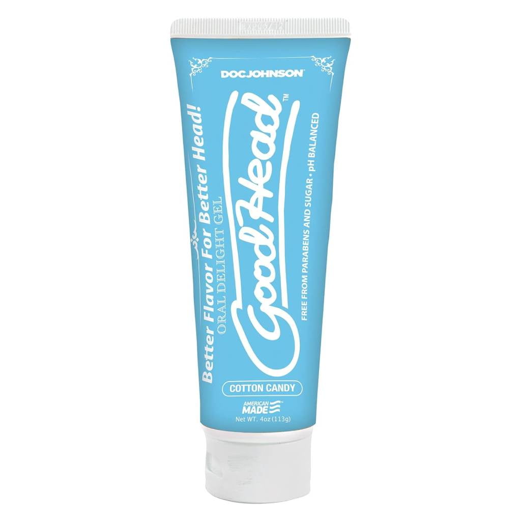 Goodhead Oral Delight Gel 4 Oz Tube Cotton Candy