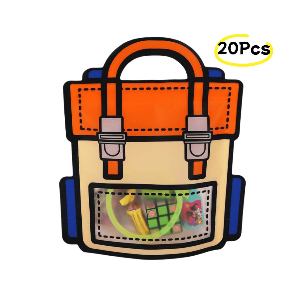 Goodie Bags for Birthday Party - Snack Bags for Kids | Resealable ...