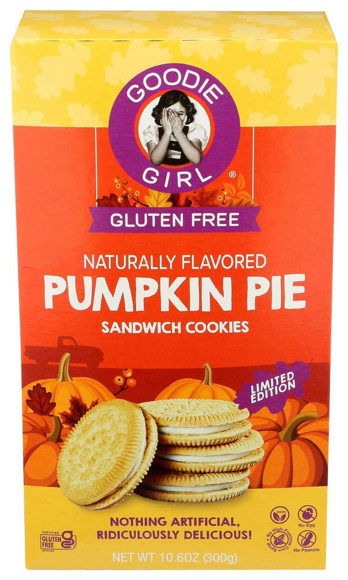 Goodie Girl Gluten Free Pumpkin Pie Sandwich Cookies Limited Edition ...