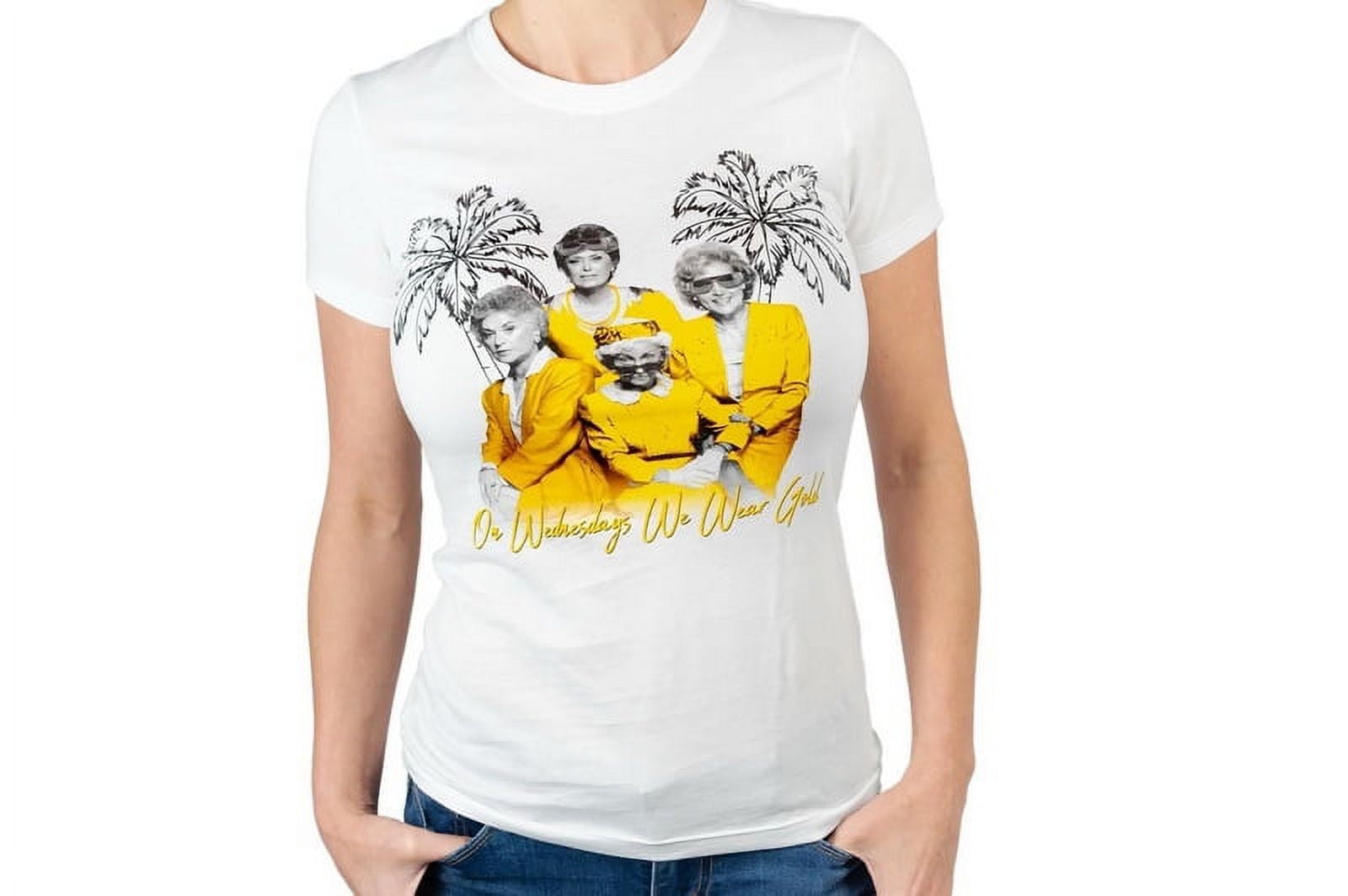 Goodie Two Sleeves The Golden Girls 'On Wednesdays We Wear Gold' Women ...