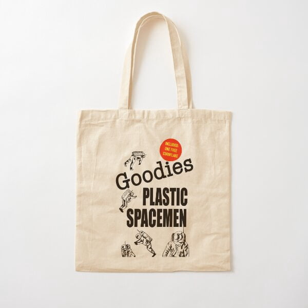 Goodie'S Plastic Spacemen. Cotton Tote Bag Canvas Tote Bag, Family Gift ...