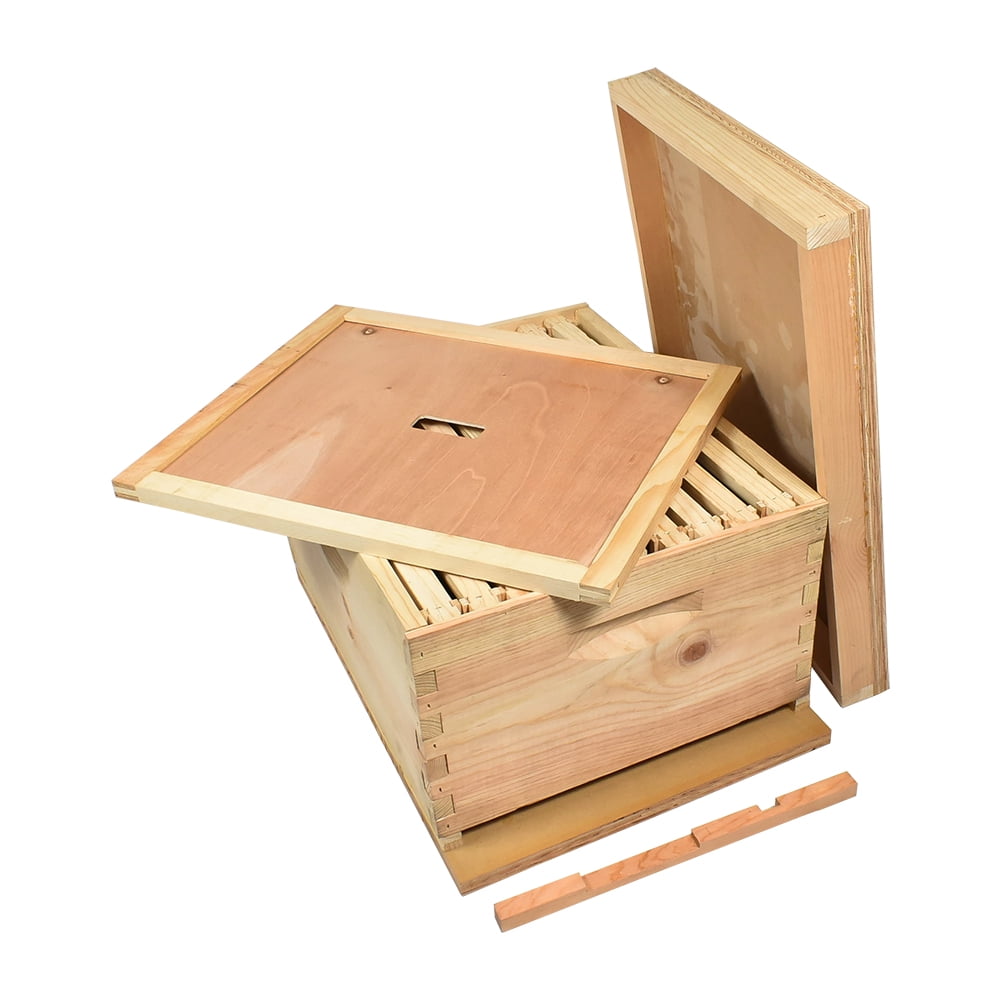 Goodland Bee Supply Single 10 Frame Deep Brood Box Beginners Beehive ...