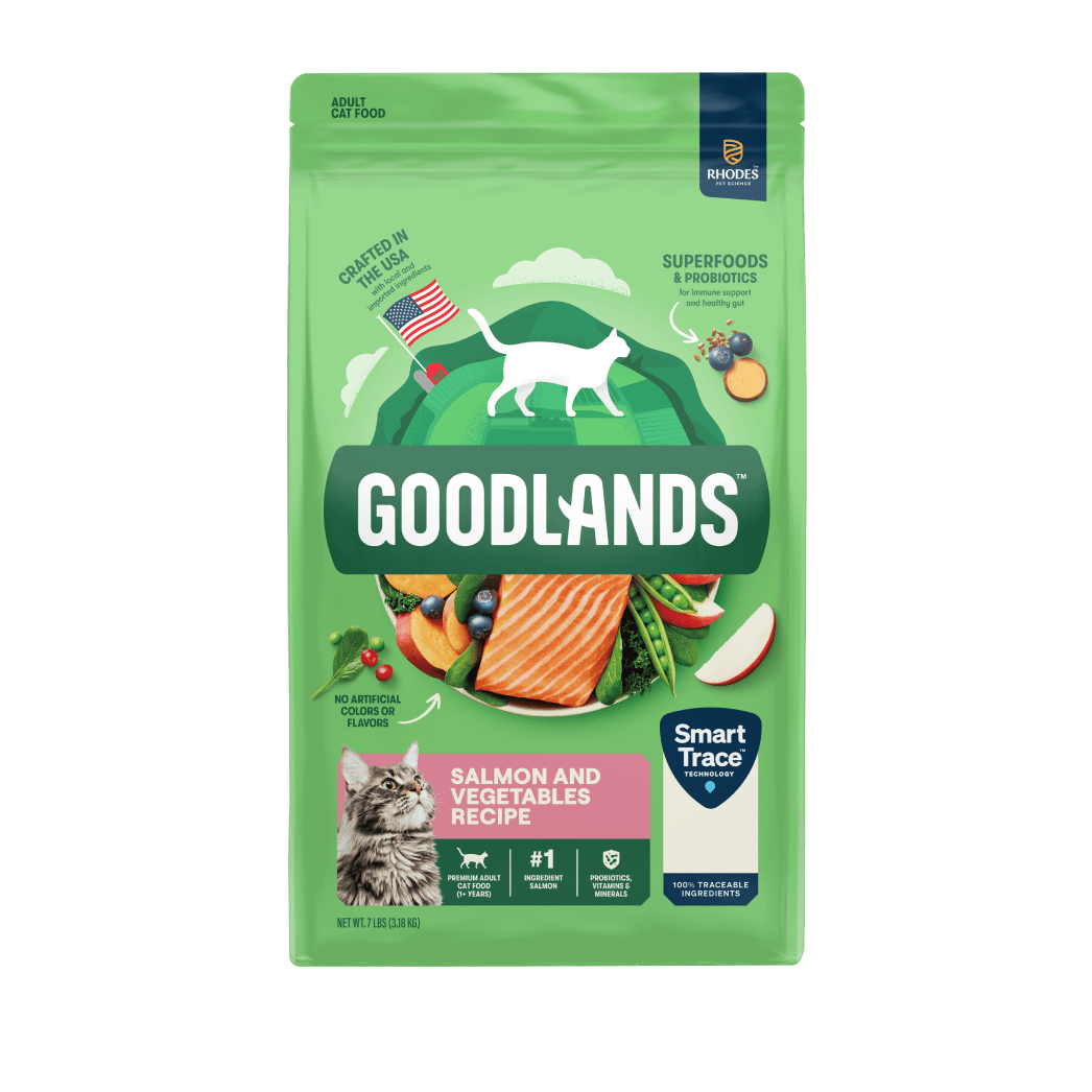 Goodlands Salmon & Vegetables Flavor, Dry Adult Cat Food with ...