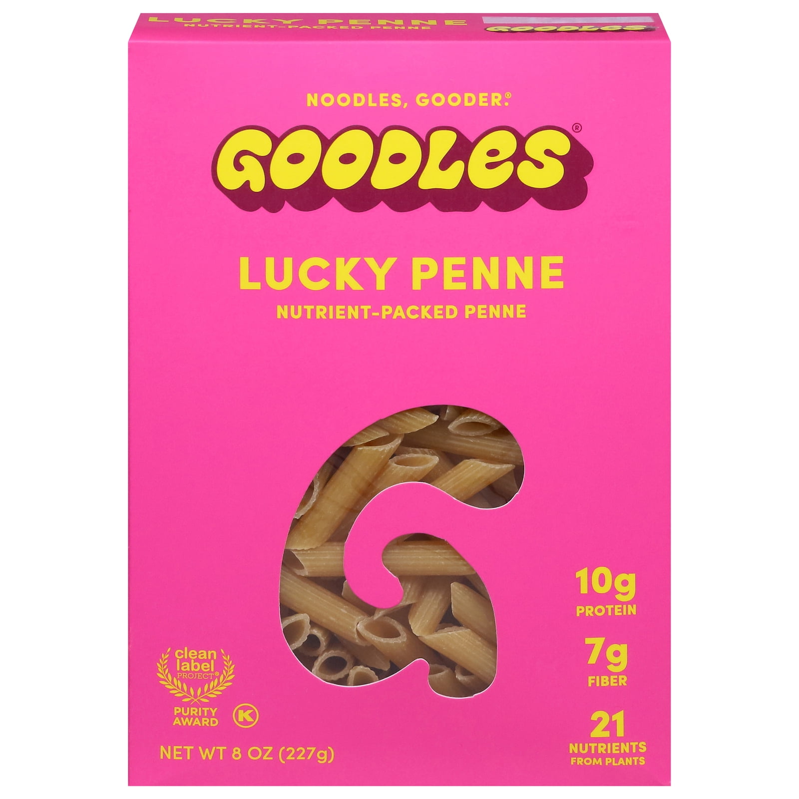 Goodles Lucky Penne Pasta, 12 x 8 oz - Healthy Mac & Cheese Alternative ...