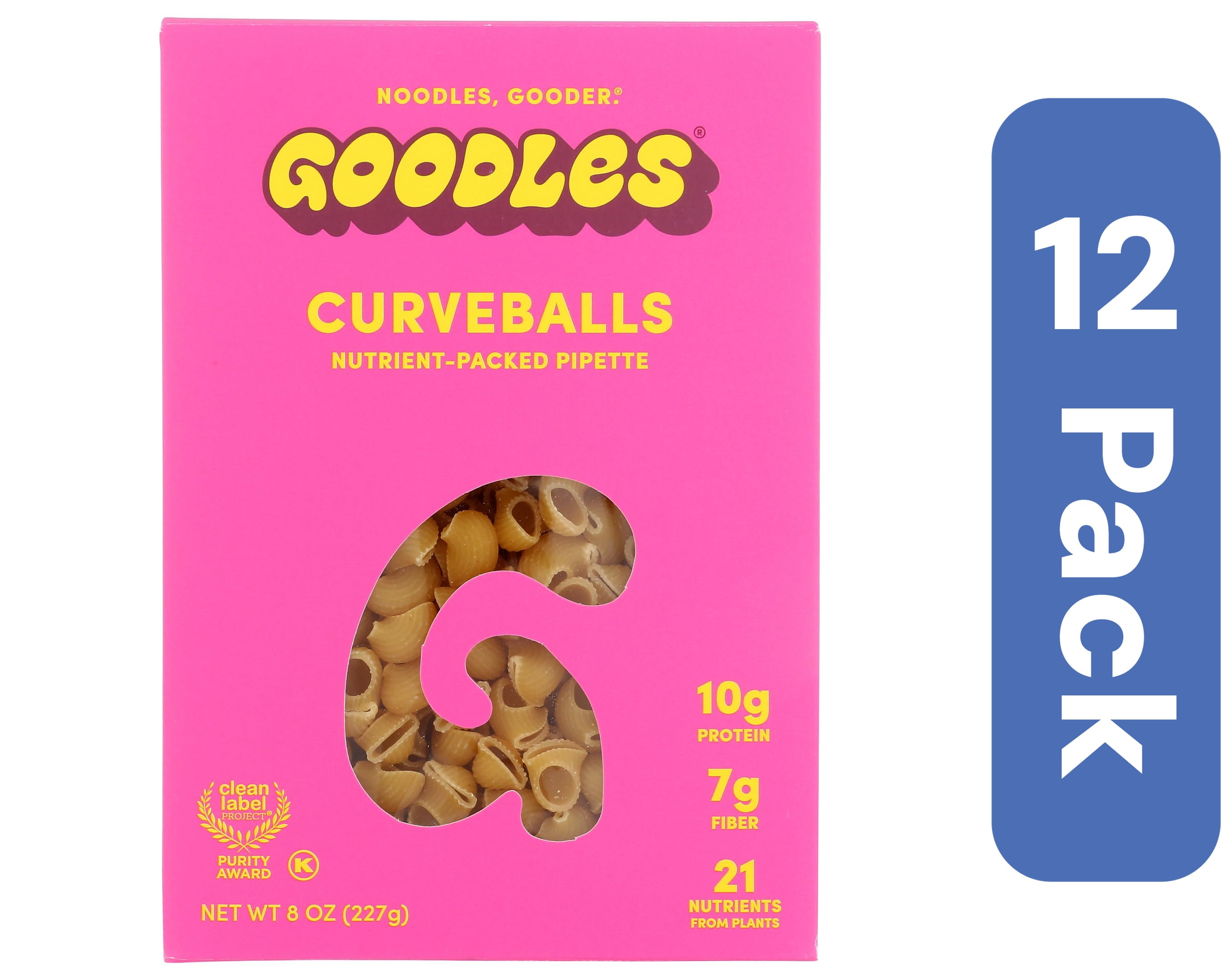 (Pack Of 12) Goodles Pipette Curveballs Pasta 8 Oz - Walmart.com