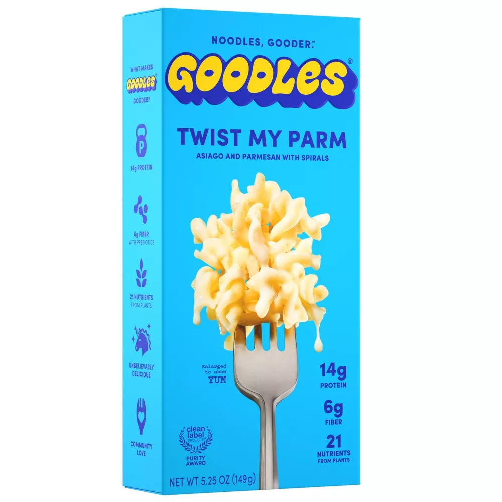 Goodles Twist My Parm Asiago and Parmesan Protein Mac & Cheese - 5.25oz ...