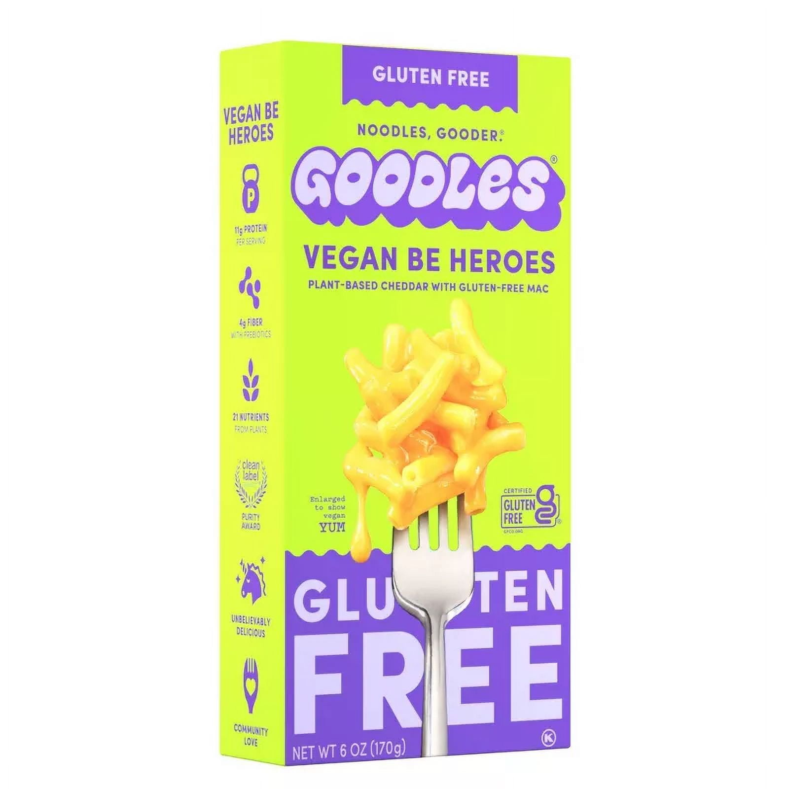 Goodles Vegan Mac & Cheese - Packaged meals for healthcare - Walmart ...