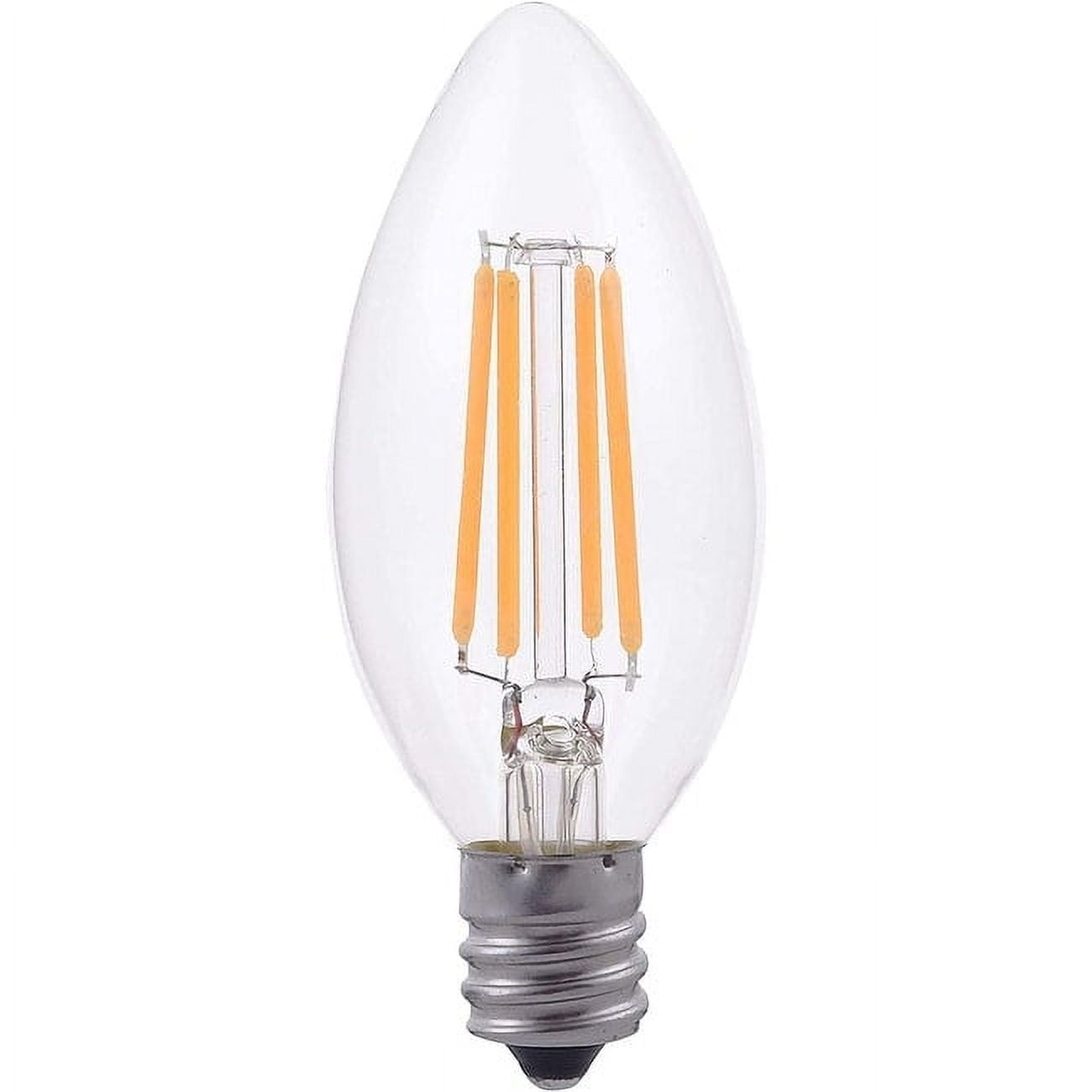 Goodlite 7W Led Filament Candelabra bulb 80-Watt Equivalent ...
