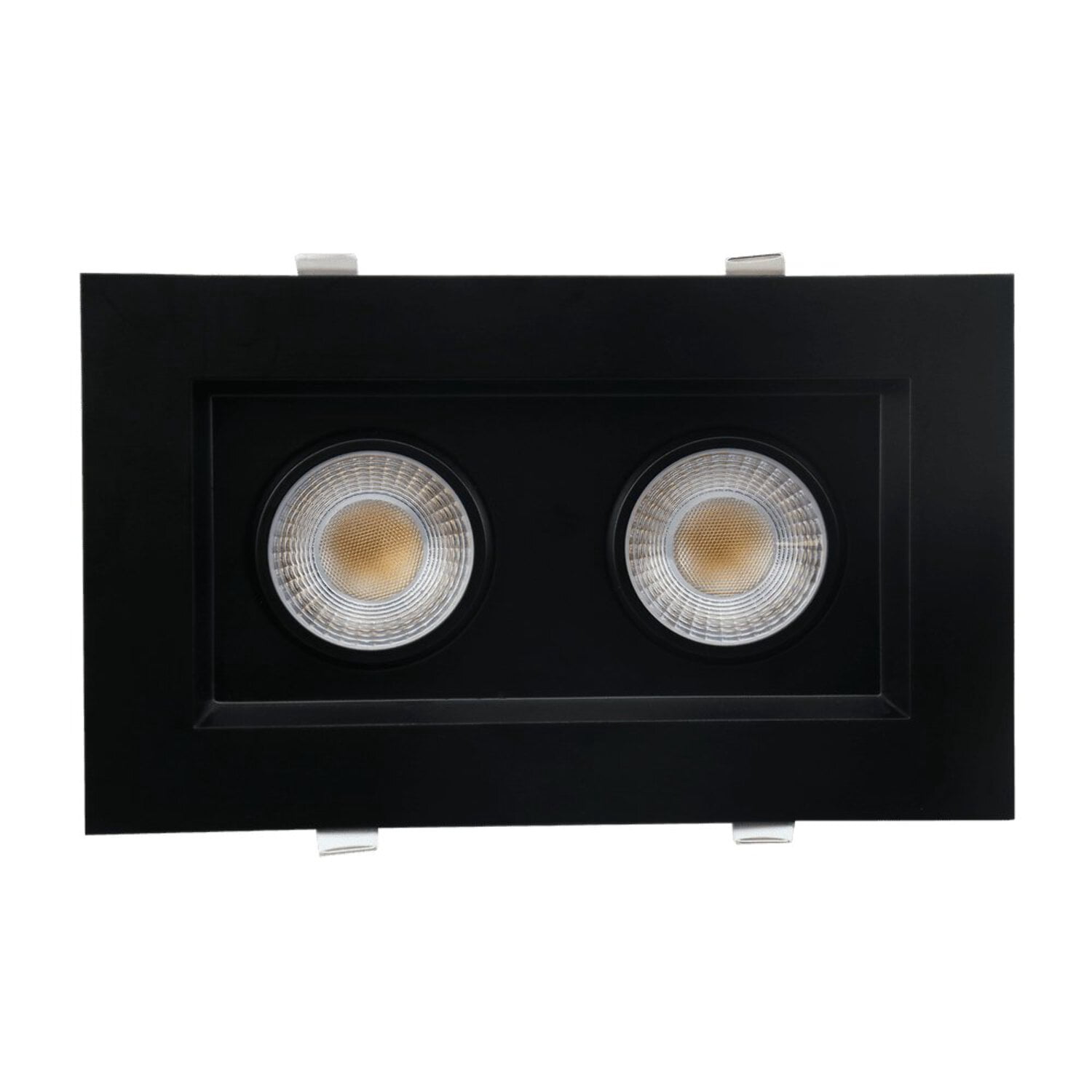Goodlite G-48444 3.5″ 28W 2 Head LED Gimbal Selectable CCT Black ...