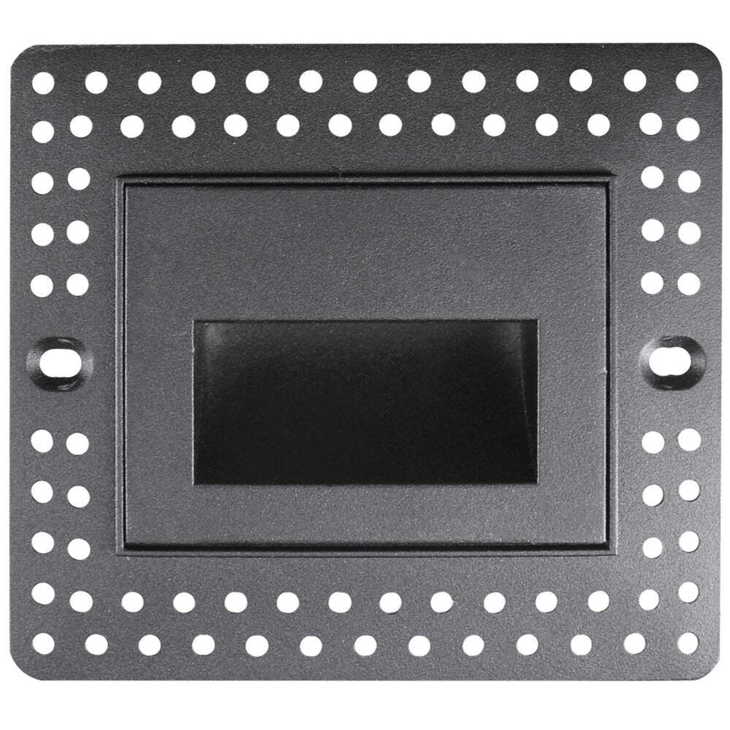 Goodlite G-48533 3W Trimless Horizontal Black LED Step Light Selectable ...