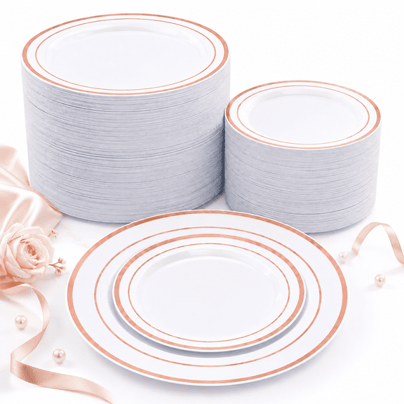 350 Rose Plates For Party - Walmart.com