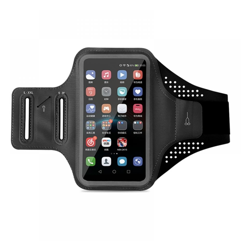 Goodly 7.1" Armband Phone Case iPhone 12, Black - Walmart.com