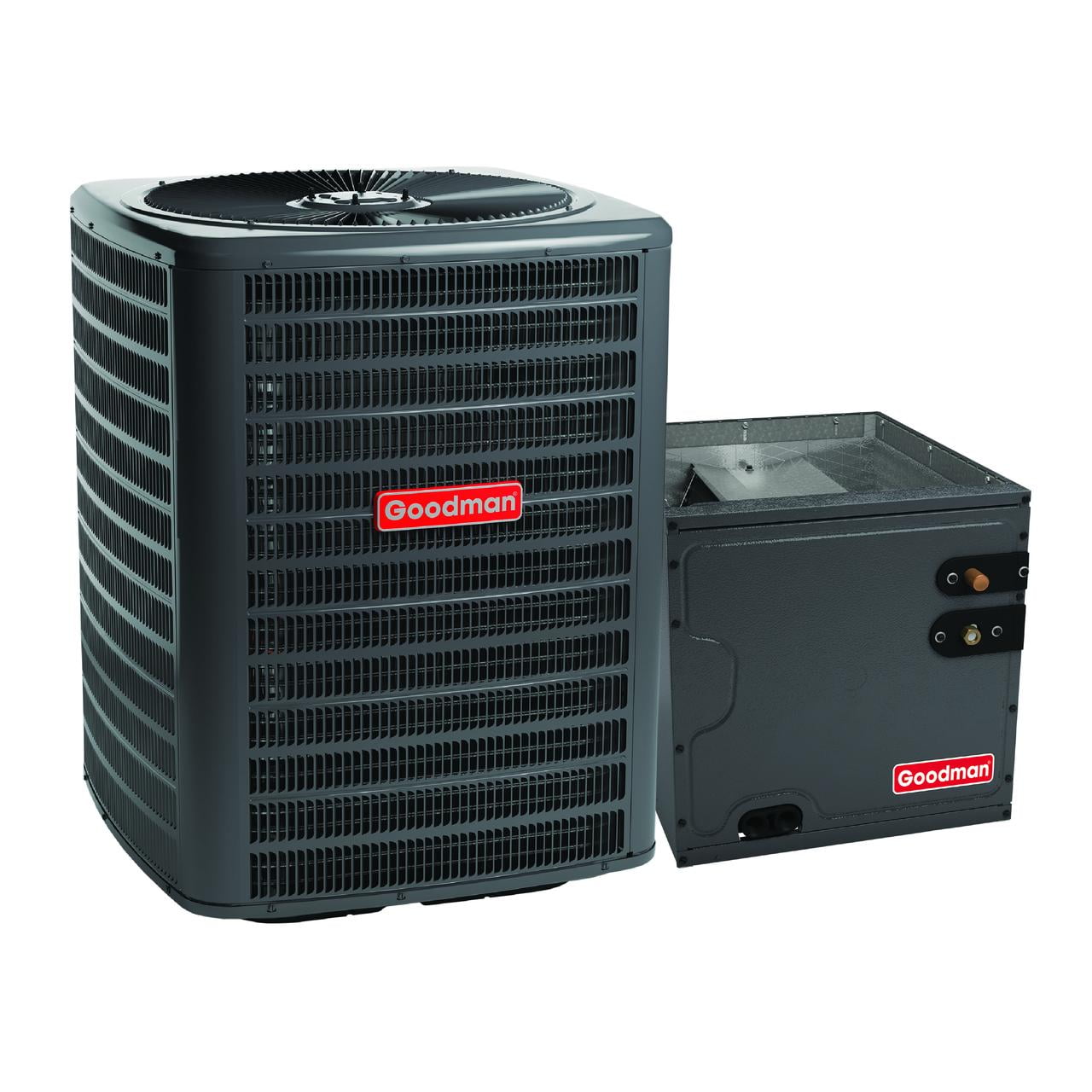 Goodman 1.5 Ton 14.3 SEER2 AC & 14" Vertical Cased Coil System, R32 ...