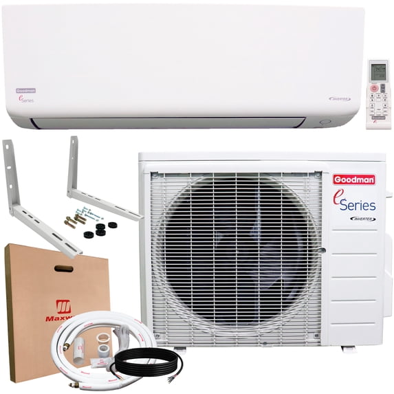 Goodman 12,000 BTU 18 SEER2 Efficient Inverter Cooling & Heating ...