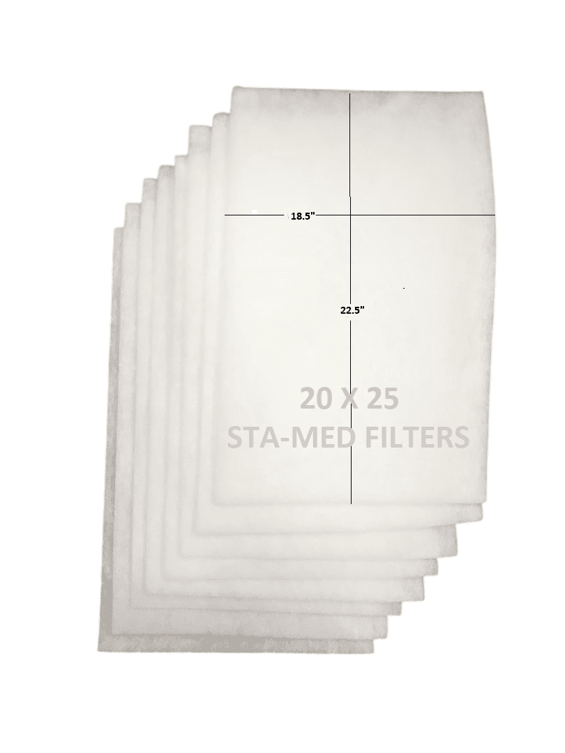 Goodman 20x25 G1EAC Replacement Media Filter Pad Refills Year Supply (4 ...