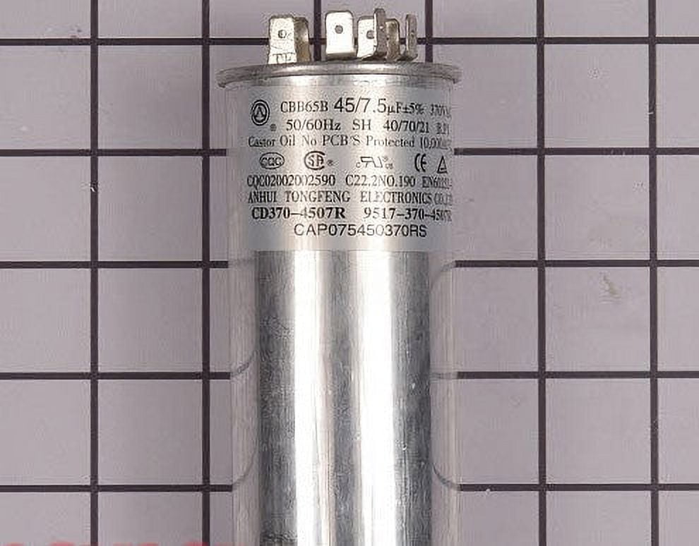 Goodman CAP075450370RSS 457.5 MF 370V ROUND CAPACITOR - Walmart.com