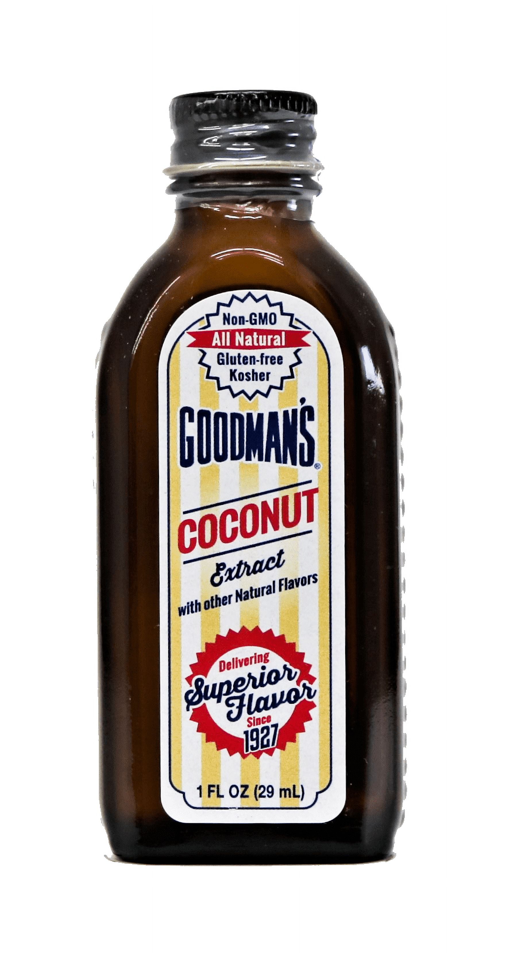 Goodman's Coconut Extract with other natural flavors, 1 fl oz - Walmart.com