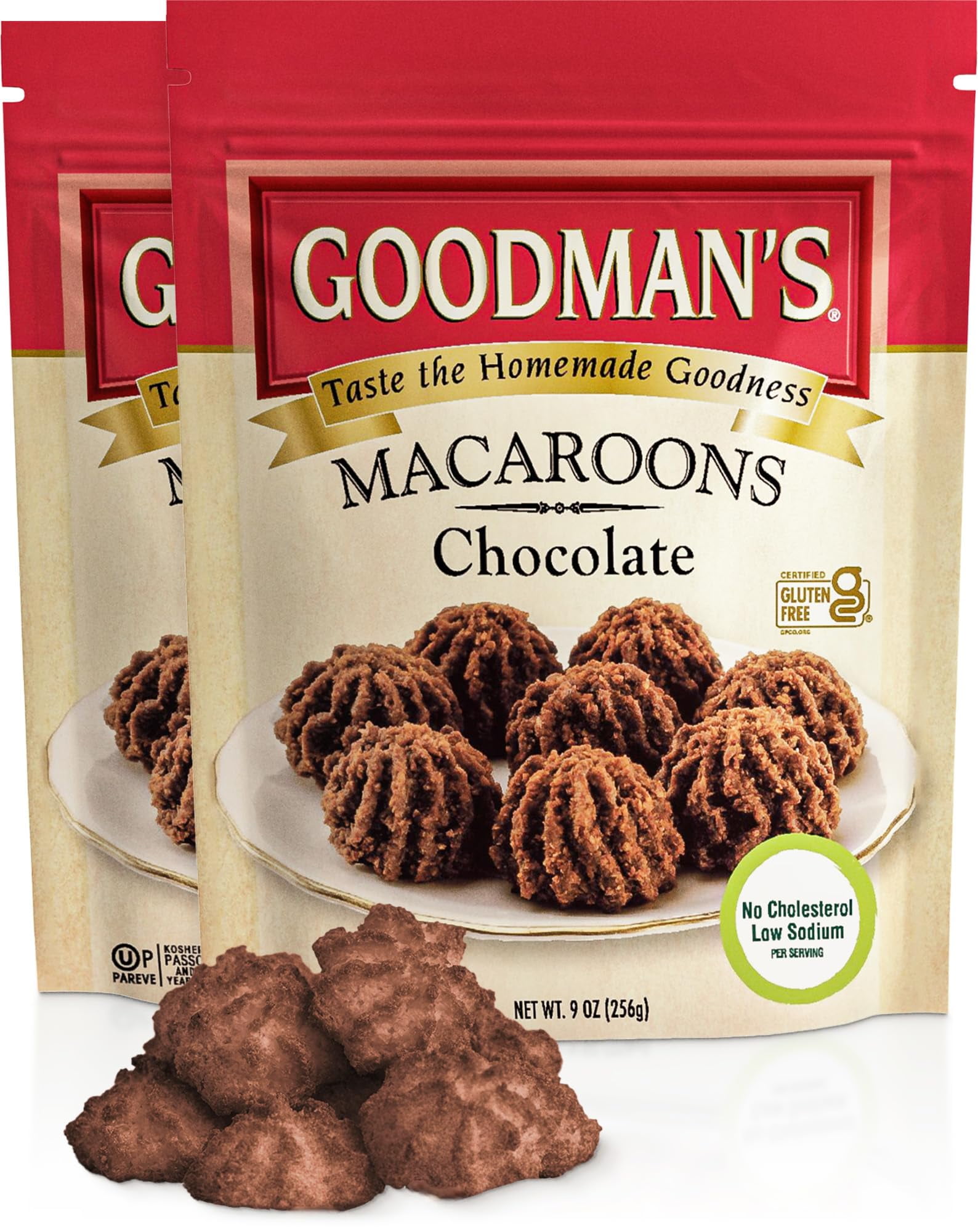 Goodmans Chocolate Chip Coconut Macaroons, HYZ01 9oz (2 Pack) | Gluten ...