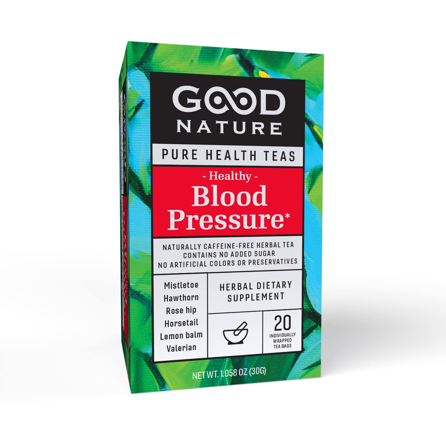 Goodnature Healthy Tea, Blood Pressure, 1.058 Oz - Walmart.com