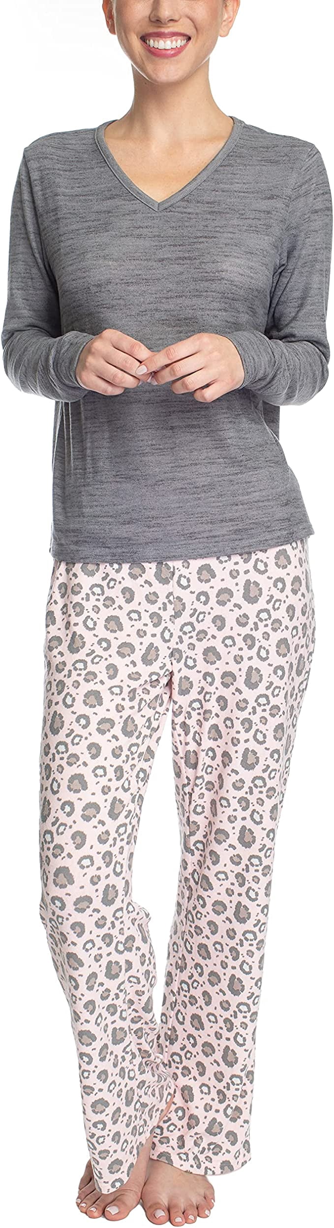 Goodnight Kiss Women's Max and Relax Butter Knit Lounge Wear Pajama Set ...