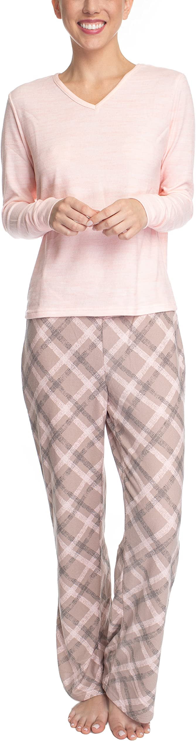 Goodnight Kiss Women's Max and Relax Butter Knit Lounge Wear Pajama Set ...