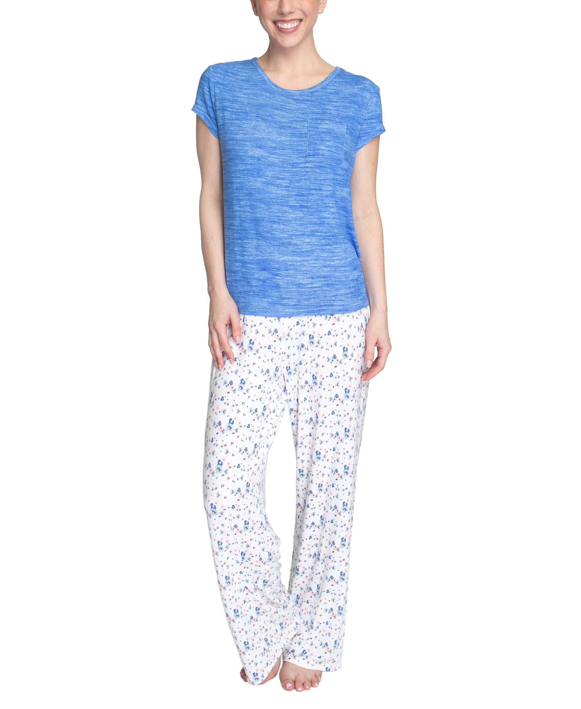 Goodnight Kiss Women's Pretty Please Lush Luxury Lounge Wear Pajama Set ...