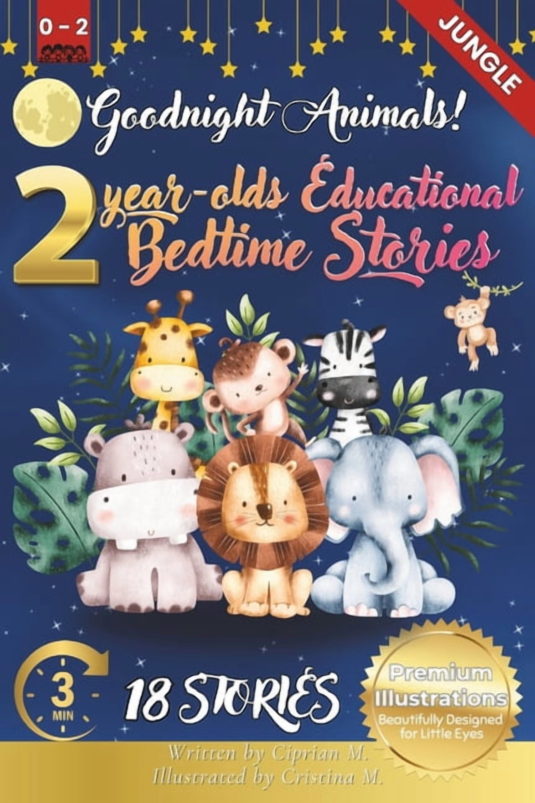 The Ultimate Bedtime Story Collection fo Goodnight Animals: 2-Year-Old ...