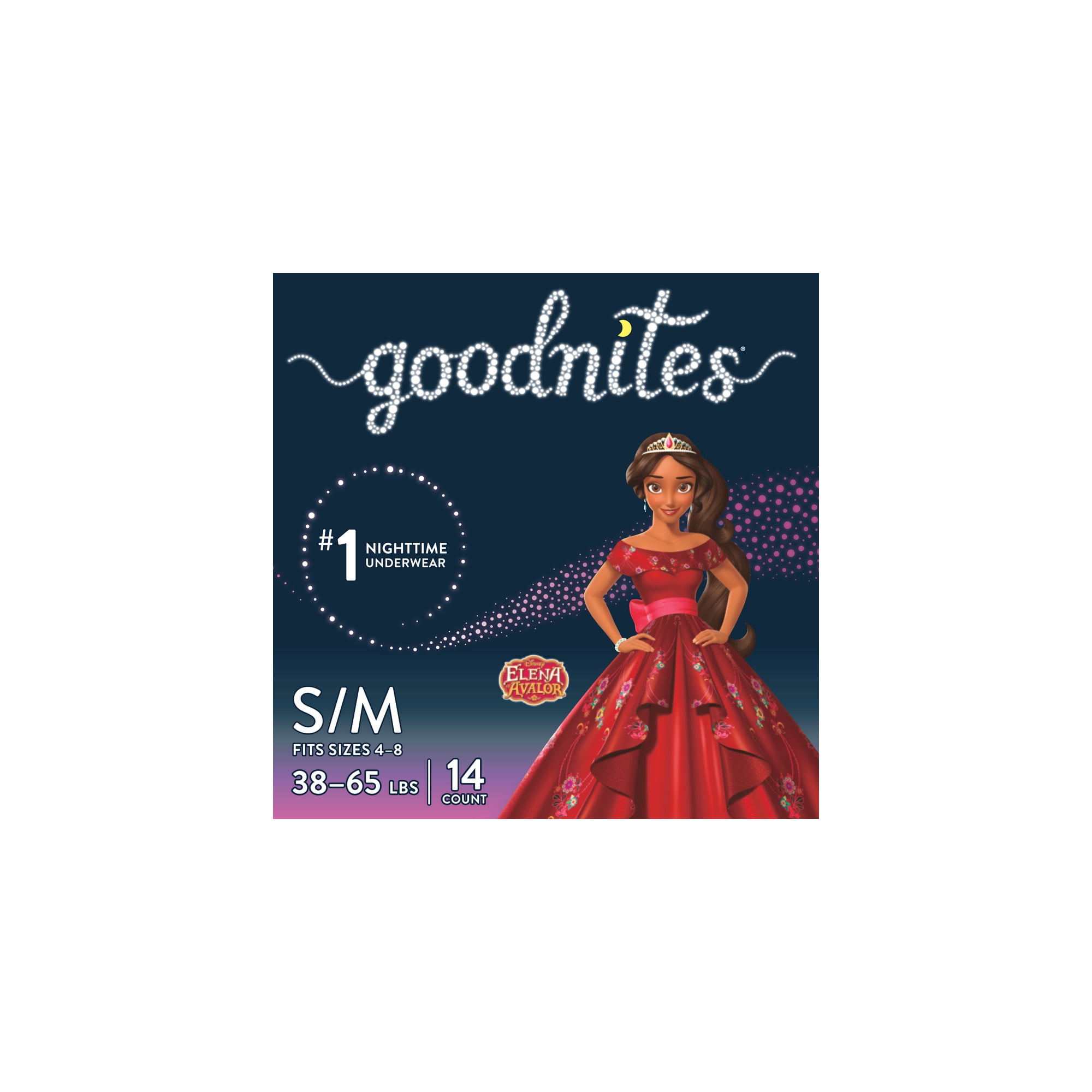Goodnites Bedtime Bedwetting Underwear for Girls (Pack of 5) - Walmart.com