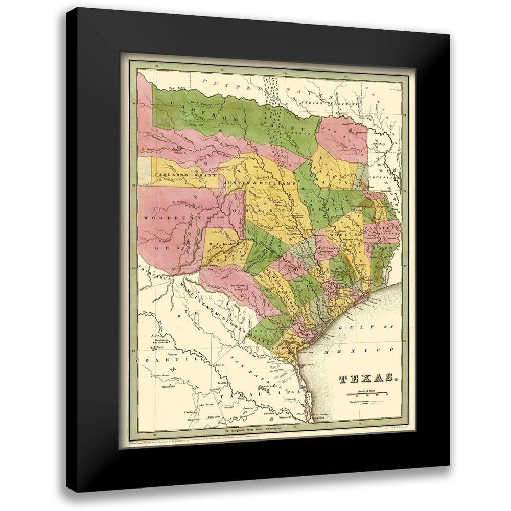 Goodrich 12x14 Black Modern Framed Museum Art Print Titled - North East ...