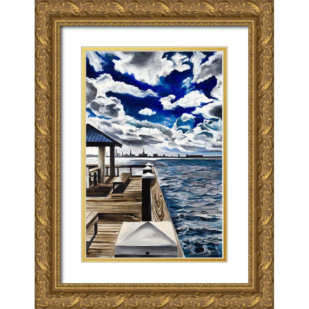 Goodrich, Chelsea 11x14 Gold Ornate Wood Framed with Double Matting ...