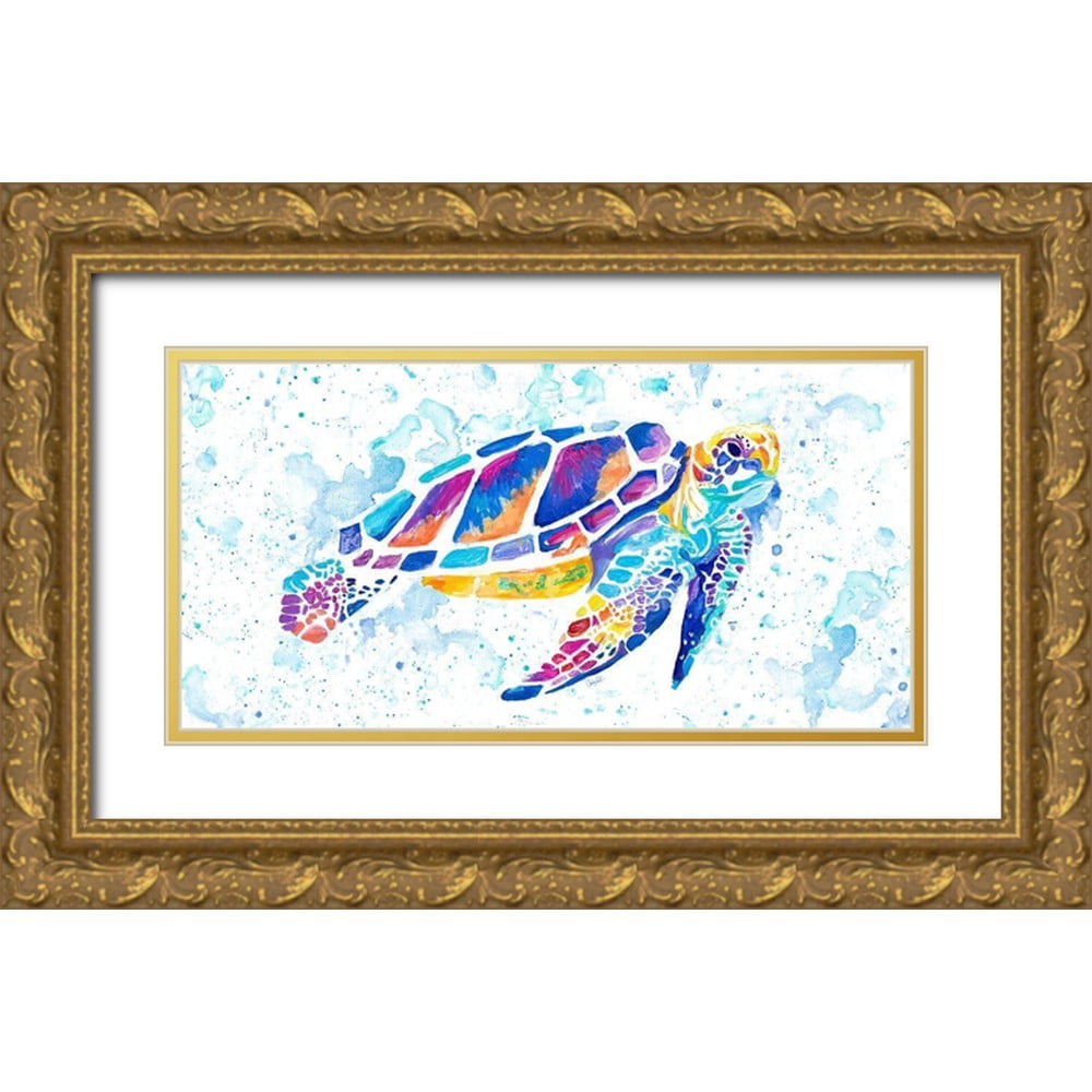 Goodrich, Chelsea 14x9 Gold Ornate Wood Framed with Double Matting ...