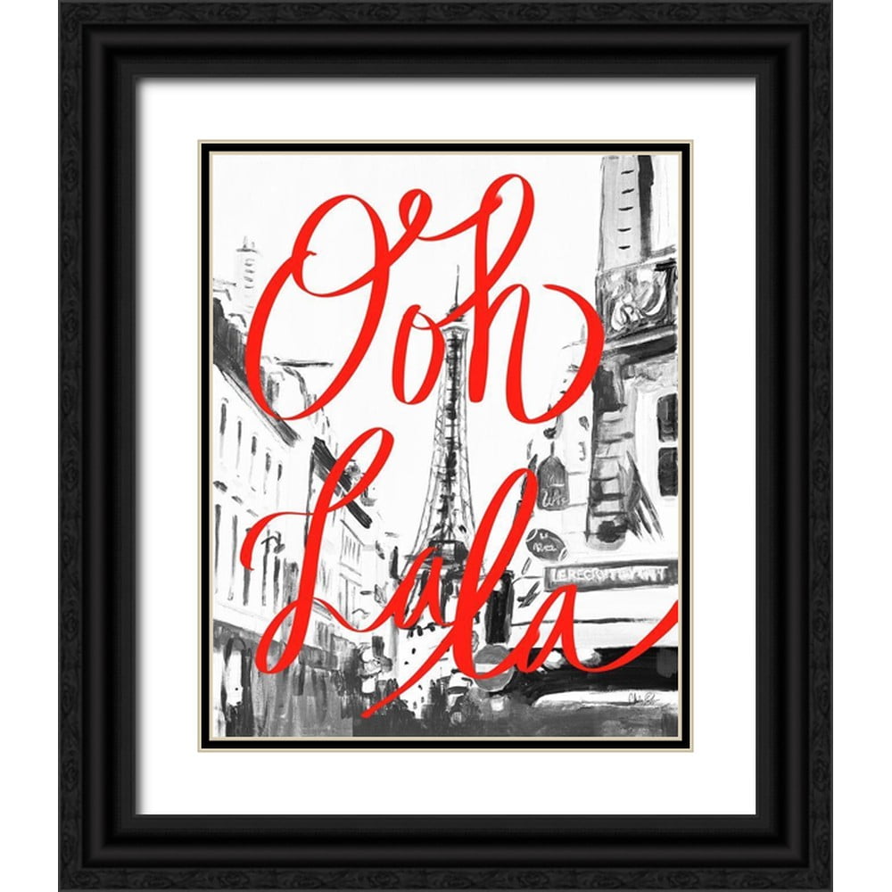 Goodrich, Chelsea 15x18 Black Ornate Wood Framed with Double Matting ...