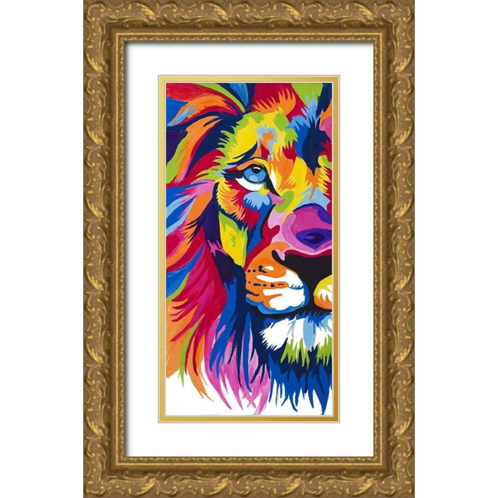 Goodrich, Chelsea 18x32 Gold Ornate Wood Framed with Double Matting ...