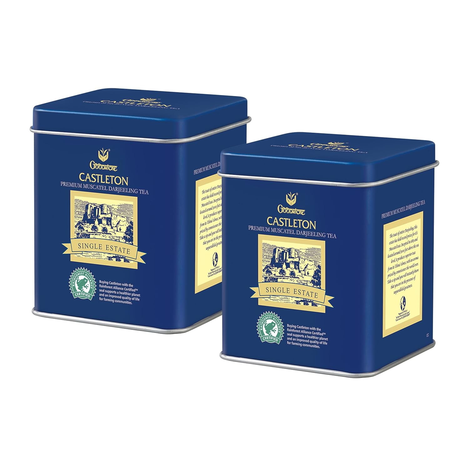 Goodricke Castleton Muscatel Darjeeling Tea - Pack Of 2 X 100gm Tin, 3. ...
