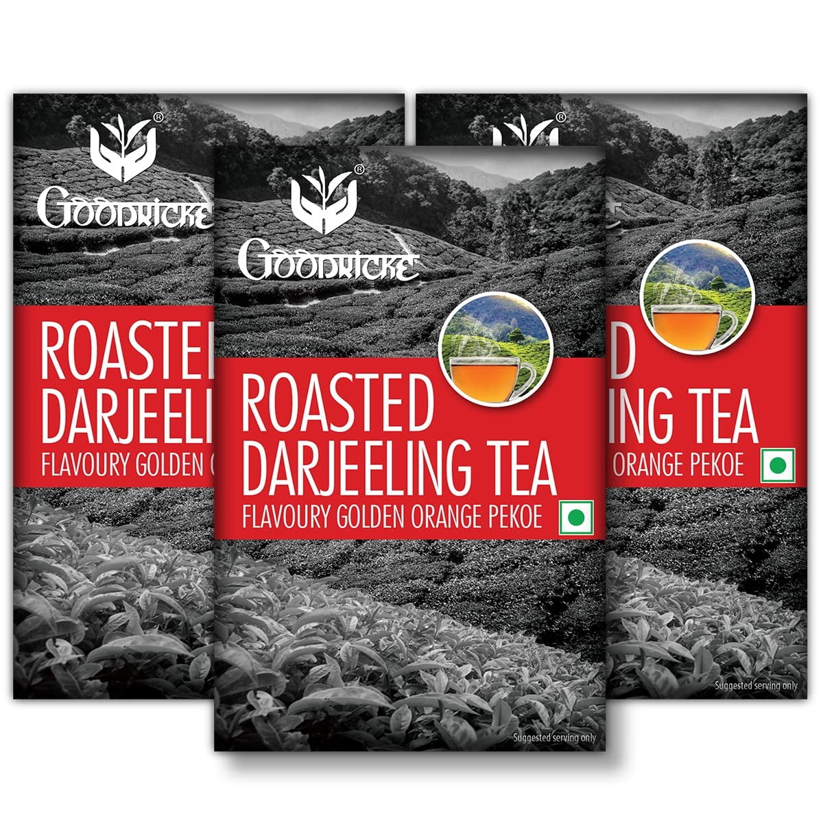 Goodricke Roasted Darjeeling Tea - Pack Of 3 X 250gm, 8.8 Ounce Each | Premium Black Loose ...