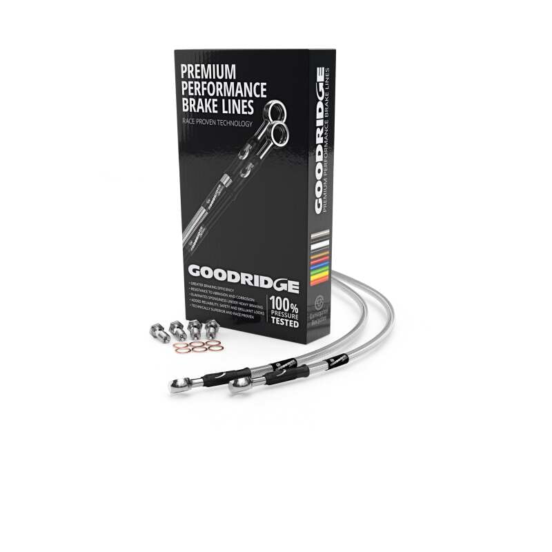 Goodridge 01-05 Harley-Davidson VRSCA V-ROD Clear Front Brake Line w ...