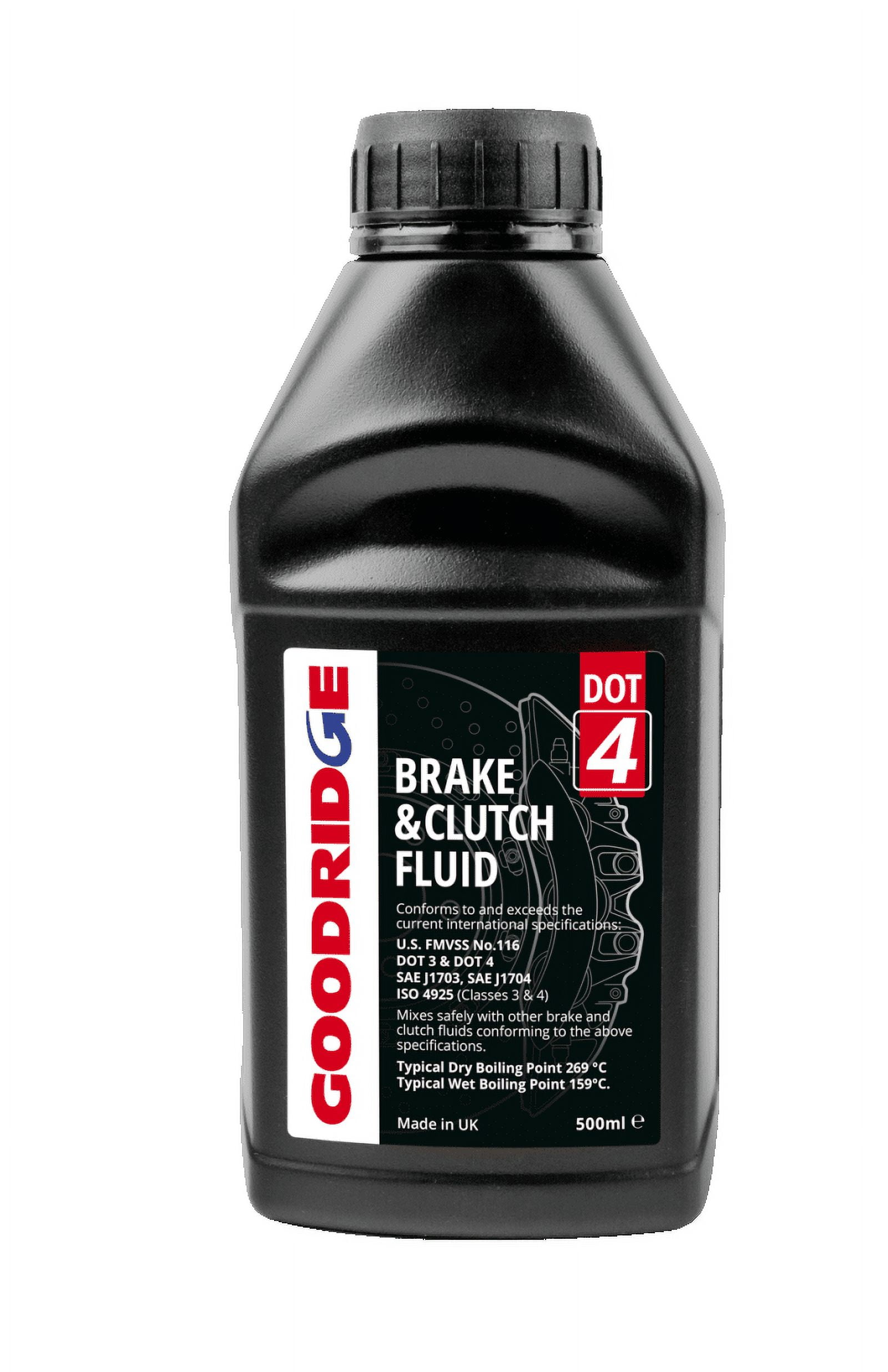 Goodridge 500ML Performance Dot 4 Brake Fluid - Single - Walmart.com