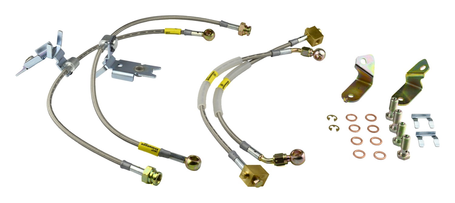 Goodridge Usa 12411 G Stop Ss Braided Brake Line Kit Fits select: 2009 ...