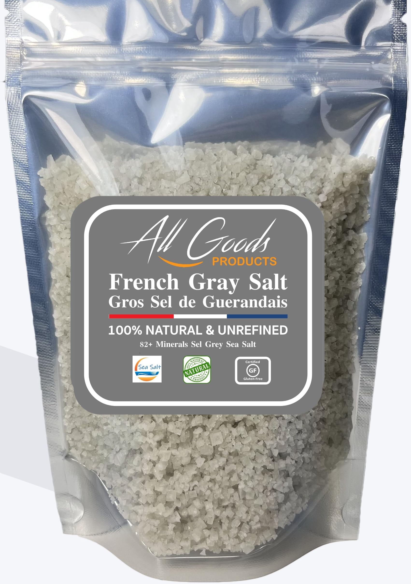 All Goods Mineral French MFF30 Grey Sea Salt - Mineral-Rich, Naturally ...