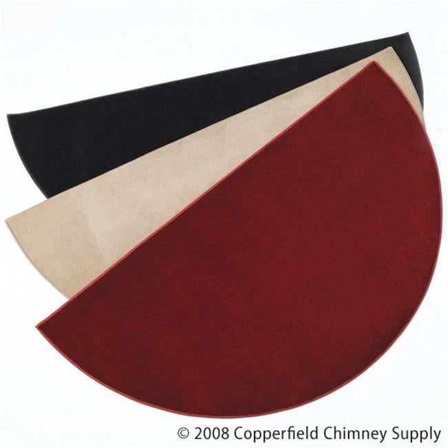 Goods Of The Woods Crimson Half Round Hearth Rug 72 Inch x 36 Inch ...