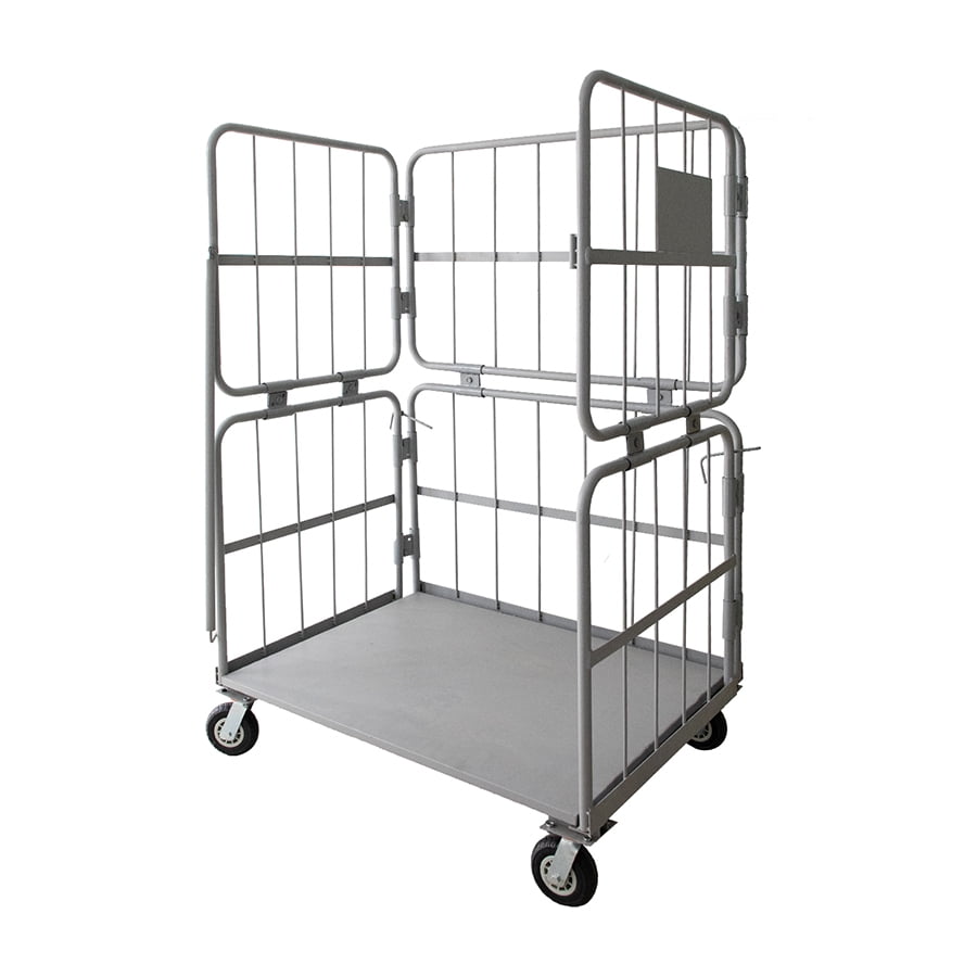 Goods transportation cart Extra large capacity warehouse cart Metal ...
