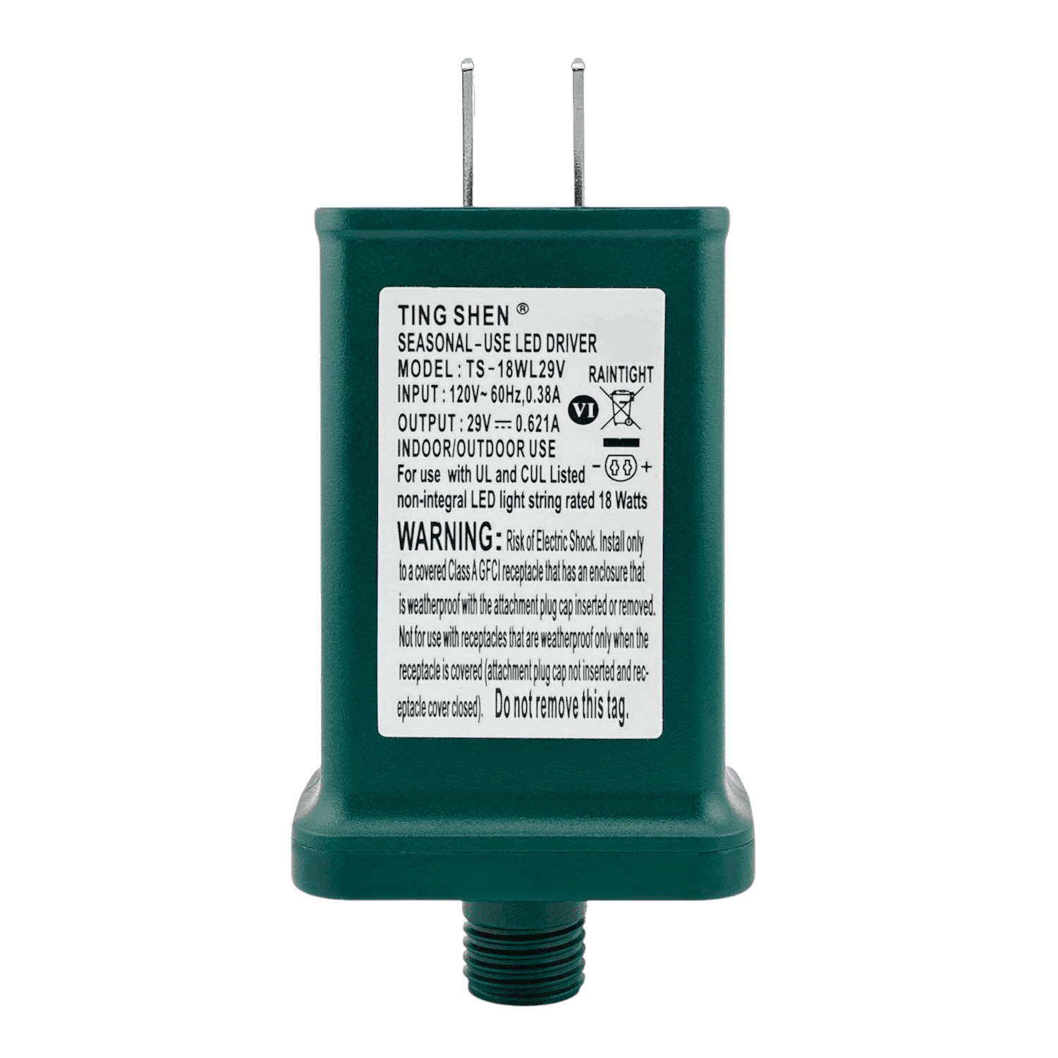 Class 2 LED Transformer for Christmas X-Mas Tree Lights, Holiday ...