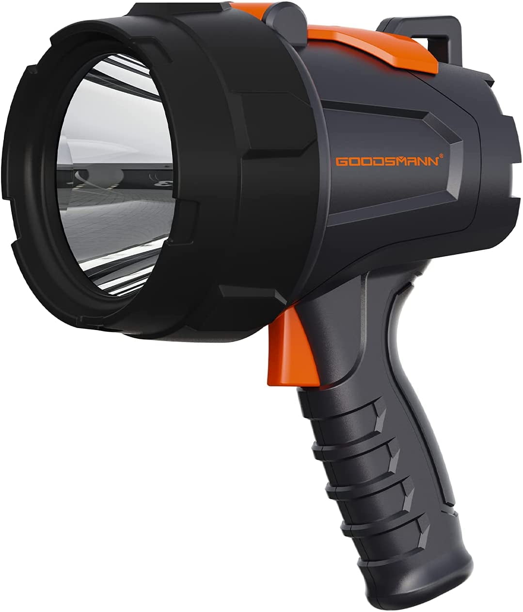 Goodsmann 900 Lumen Spotlight Rechargeable LED with Wall&Car Charger ...