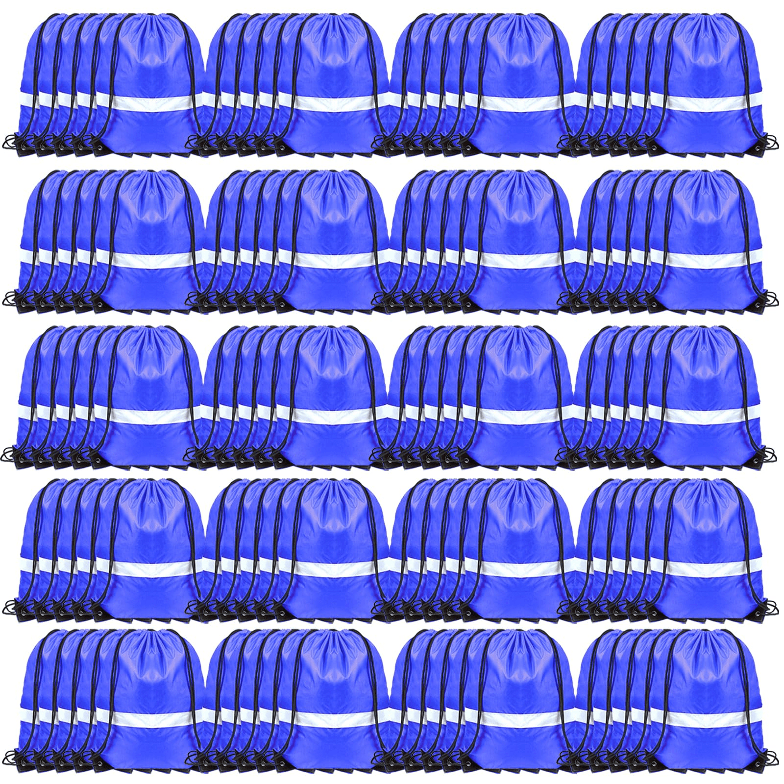Northern Brothers 100 Pcs Lightweight Nylon Drawstring Reflective ...